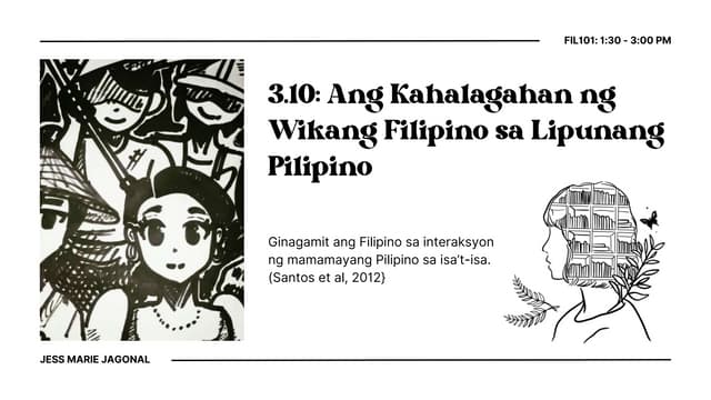 Ang Kahalagahan ng Wikang Filipino sa Lipunang Pilipino | PPTX Ang Kahalagahan ng Wikang Filipino sa Lipunang Pilipino | PPTX