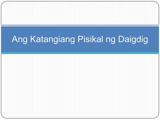Lesson 2- Estruktura ng Daigdig.....PPTX
