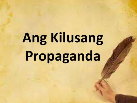 ANG MGA PROPAGANDISTA 6 | PPT