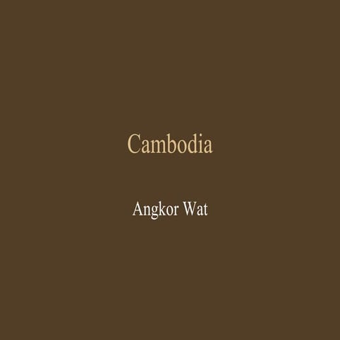 Angkor wat | PPT