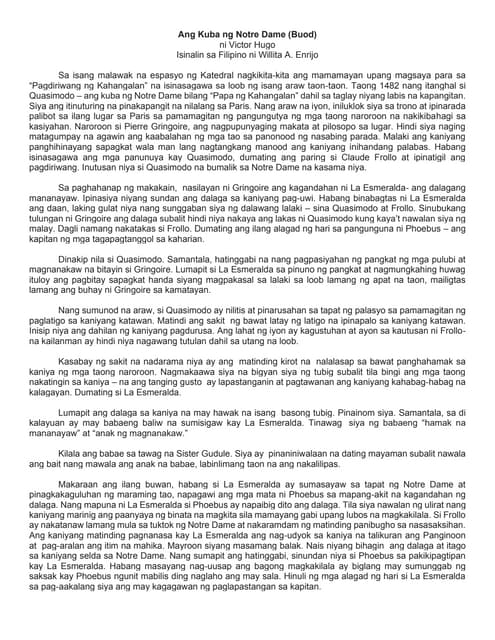 ang kuba ng notre damme | PPT
