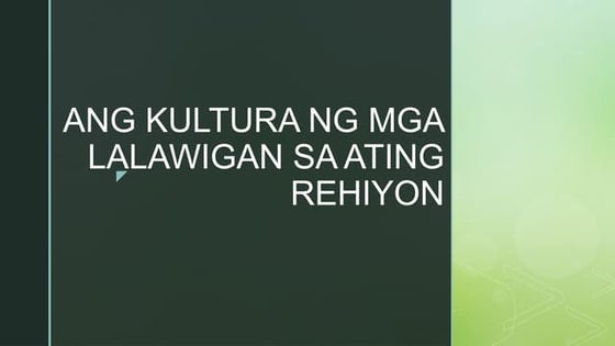 ANG MGA WIKA AT DIYALEKTO SA MGA LALAWIGAN.pptx