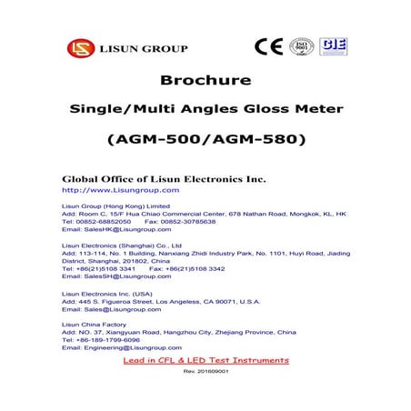 Single angles gloss meter | PDF