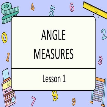 Angle Measures - Definition - Computation | PPT