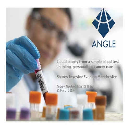 Liquid biopsy from a simple blood test enabling personalised cancer ...