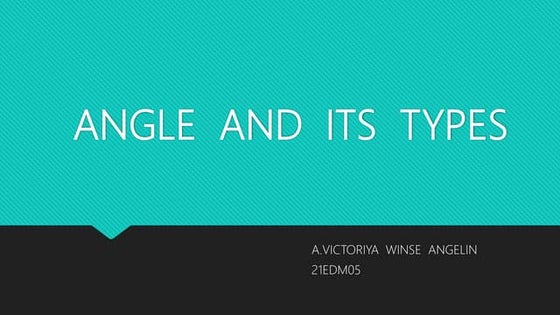 Types of angles | PPT