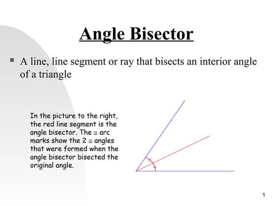Constructions perpendicular and angle bisectors level 6 lesson | PPT