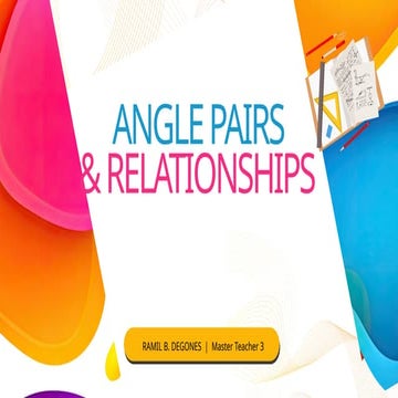 Comprehensive Guide to Angle Pairs and Their Relationships in Geometry ...