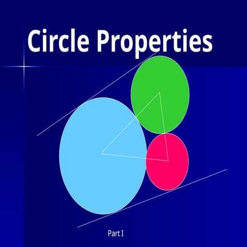 Angle properties of circle within a circle | PPTX