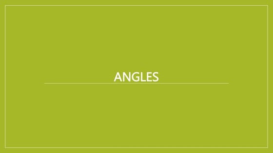Types of angles | PPT