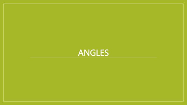Types of angles | PPT