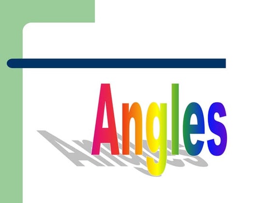 Angles: Naming, Types, and How to Measure Them | PPTX | Geography | Science