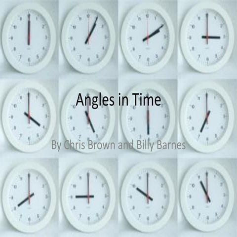 Angles In Time(Final) | PDF