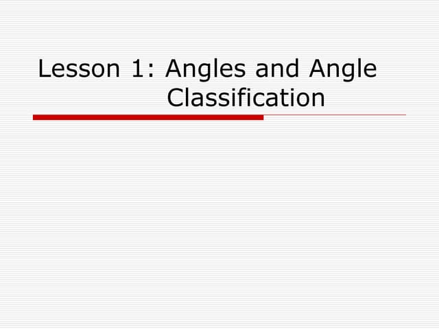 Lesson plan in geometry (relationships of angles) | DOCX