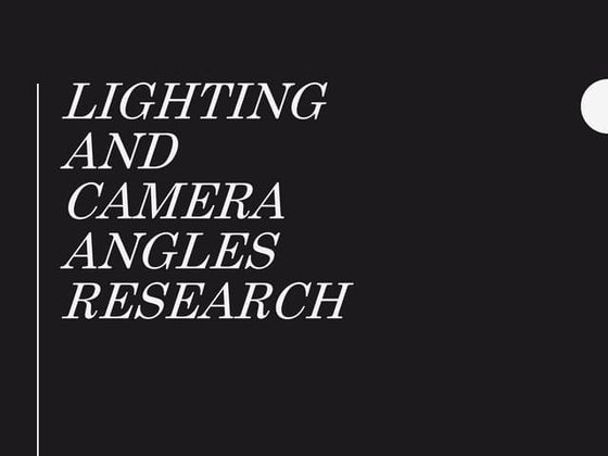 Lighting | PPT