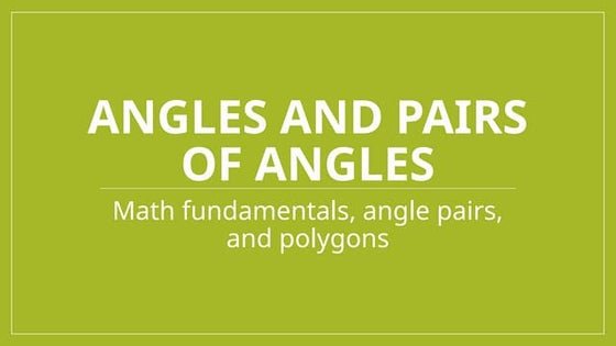 week 2 angle pairs matatag curriculum grade 7.pptx | Physics | Science