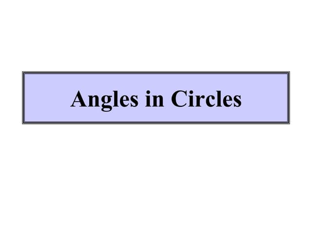 10-6 Secants, Tangents and Angle Measures.ppt