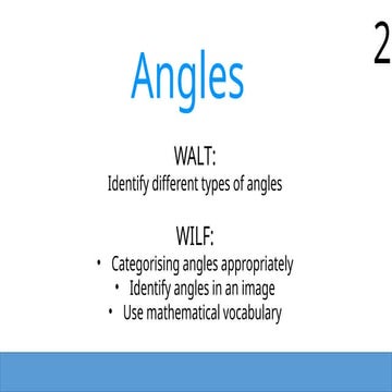 TYPES OF ANGLES | PPTX
