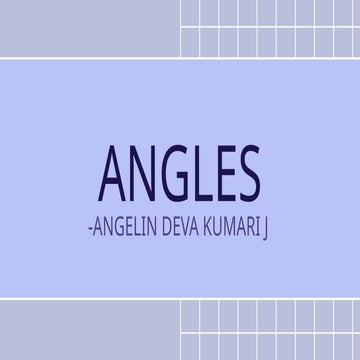 Measuring angles | PPTX