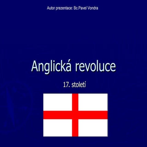 Anglická Revoluce | PPT