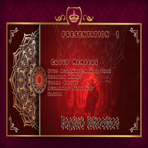 Anglo Saxon Period In English Literature | PPTX