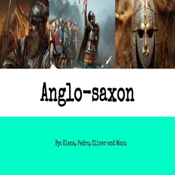 Anglo saxons | PPT