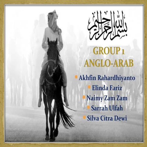 ANGLO-ARAB | PPT