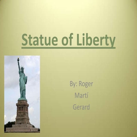 Statue of Liberty | PPTX