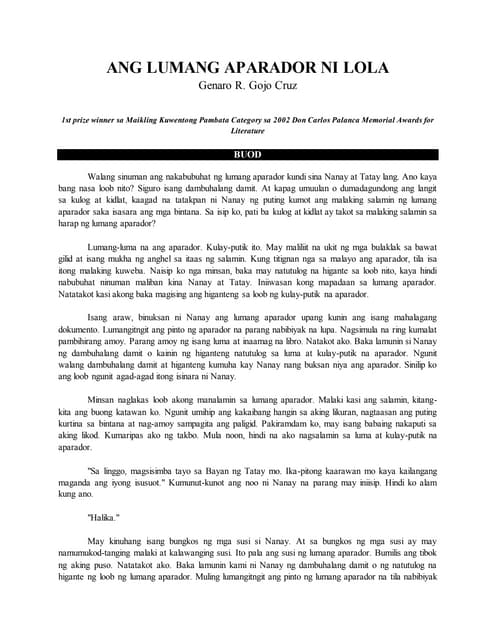 BALITA SCRIPT SHORT | PDF