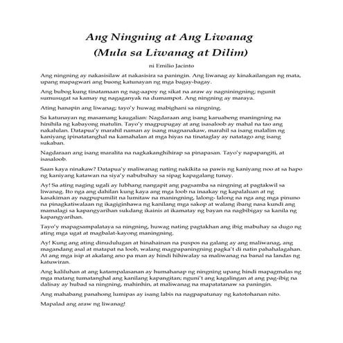 AKO Ang daigdig ni Alejandro Abadilla | DOCX