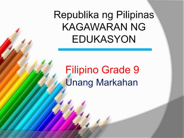 COT 2-Filipino 10 F10PT-IIc-d-70 TULA –Ang Aking Aba At Hamak Na Tahanan | PDF