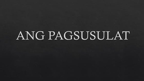 Pagsulat sa Piling Larangan (Lesson 1).pptx