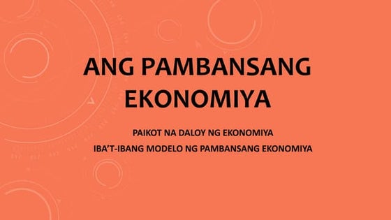 Katangian ng isang bansang maunlad | PPT