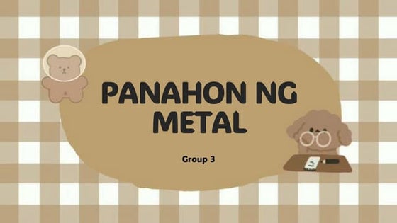 Panahon Ng Metal (Converted) | PPT