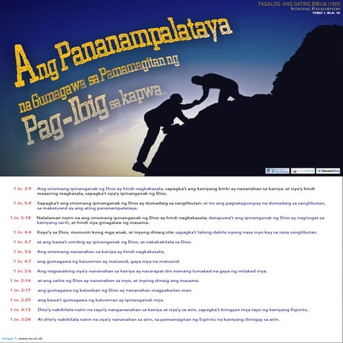 Ang pananampalataya na gumagawa sa pamamagitan ng pag ibig sa kapwa | PDF