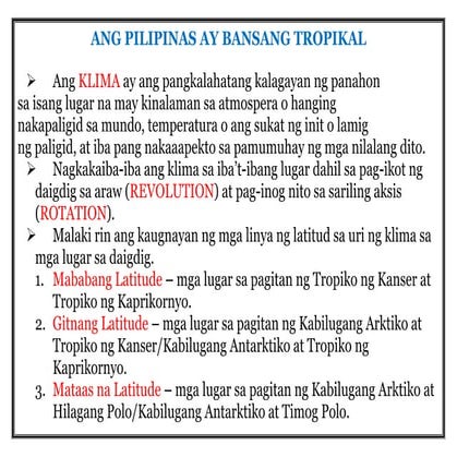 ANG PILIPINAS AY BANSANG TROPIKAL.docx