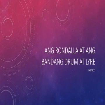 Instrumentong banda | PPT
