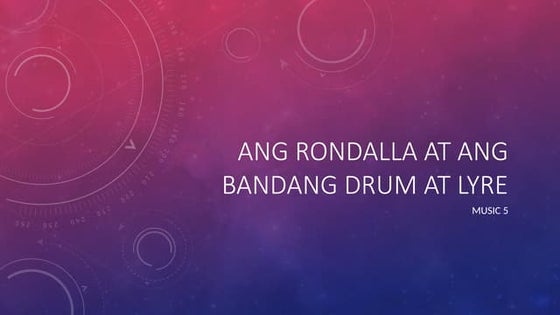 Mga Instrumentong Rondalya | PPT