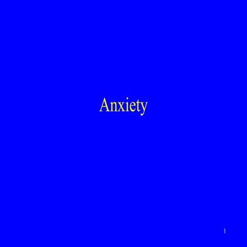 Angst anxiety feelings understanding.ppt