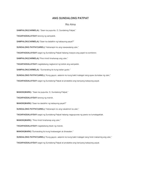 Si Alitaptap at si Paruparo.docx