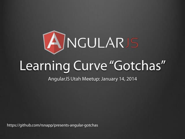 Angular gotchas | PPT Angular gotchas | PPT