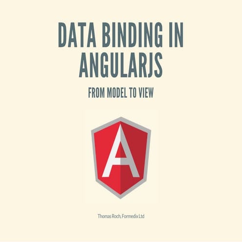 Data Binding In Angularjs From Model To View Ppt 4367