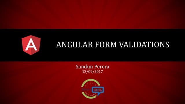 Angular Form Validations Pptx Web Development Internet