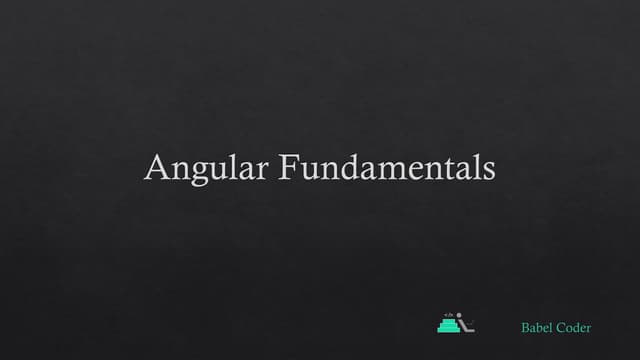 angular fundamentals.pdf angular fundamentals.pdf