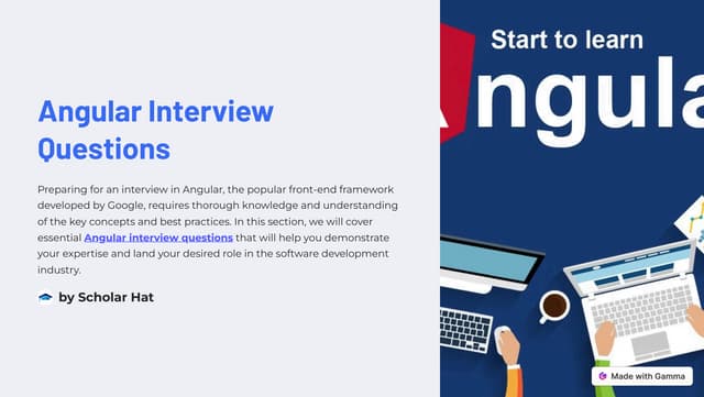 Angular Interview Question & Answers PDF By ScholarHat | PDF Angular Interview Question & Answers PDF By ScholarHat | PDF