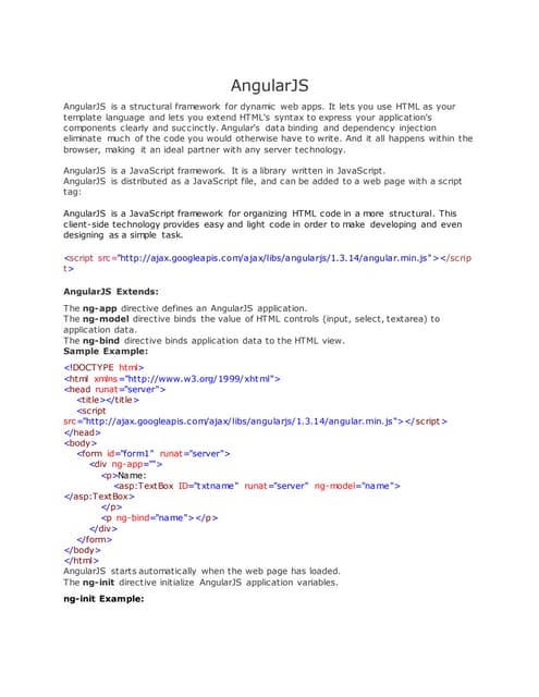 Angulrjs Overview Ppt