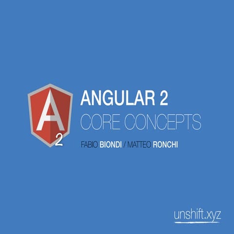 Angular 2 Core Concepts Ppt