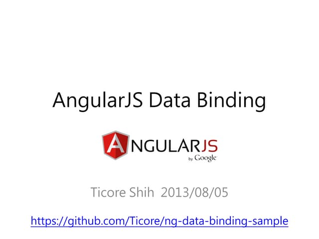 AngularJS Data Binding | PDF AngularJS Data Binding | PDF