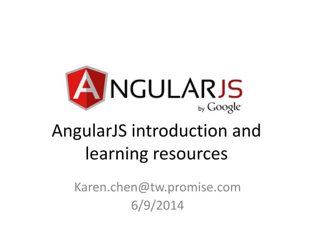 Angular Js Introduction And Learning Resources Ppt 8497