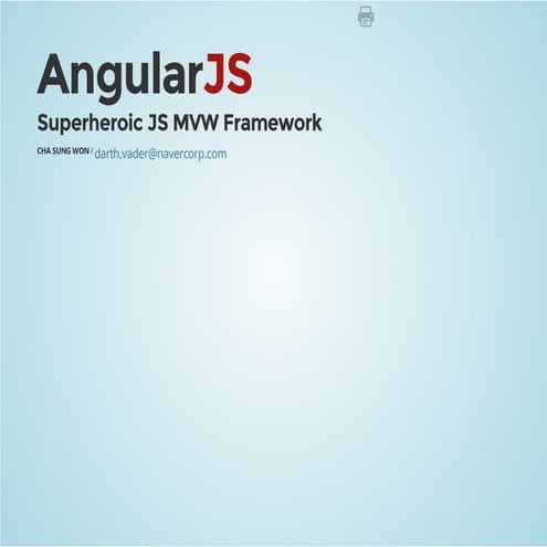 Angularjs presentation | PDF | Web Development | Internet
